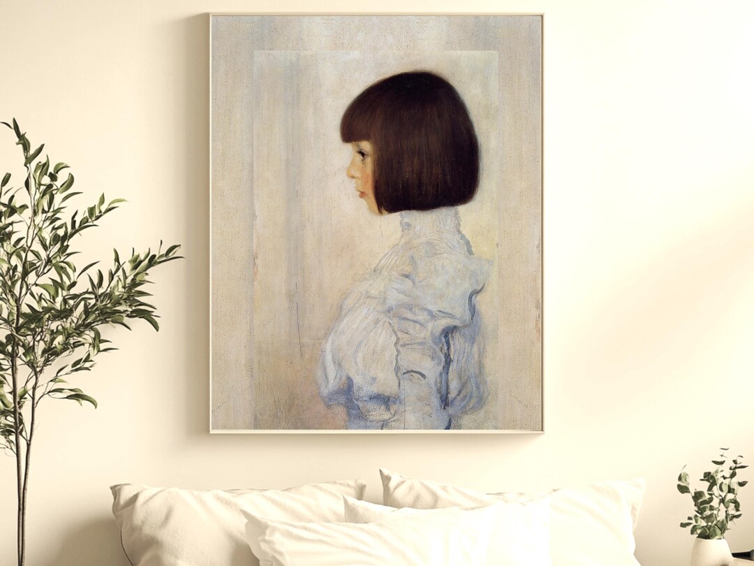 Gustav Klimt - Portrait of Helene – Vintage Early 1900s Figurative Wall ...