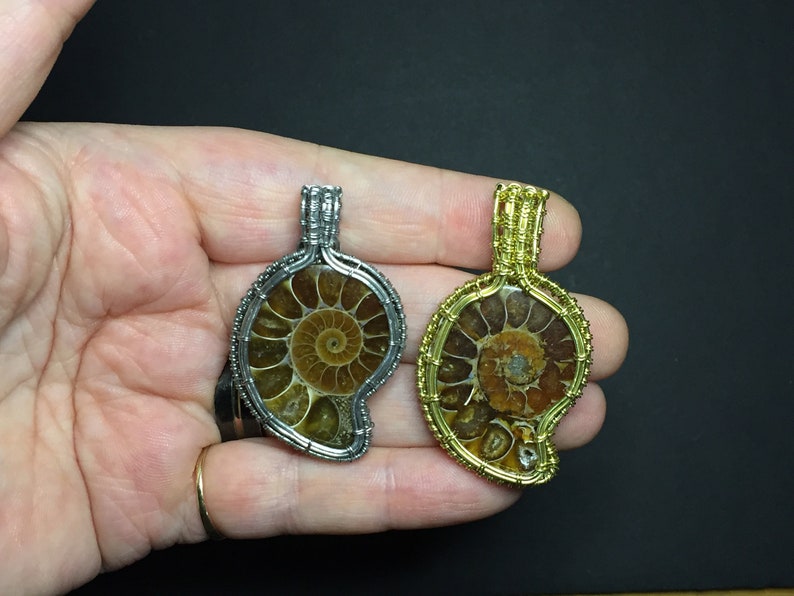 Woven Wire Ammonite Setting Tutorial (PDF Pattern) - Etsy