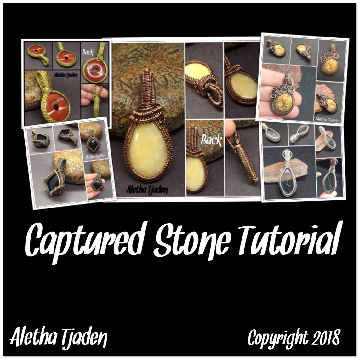 PDF TUTORIAL Captured Stone Pendant Step by Step - Etsy