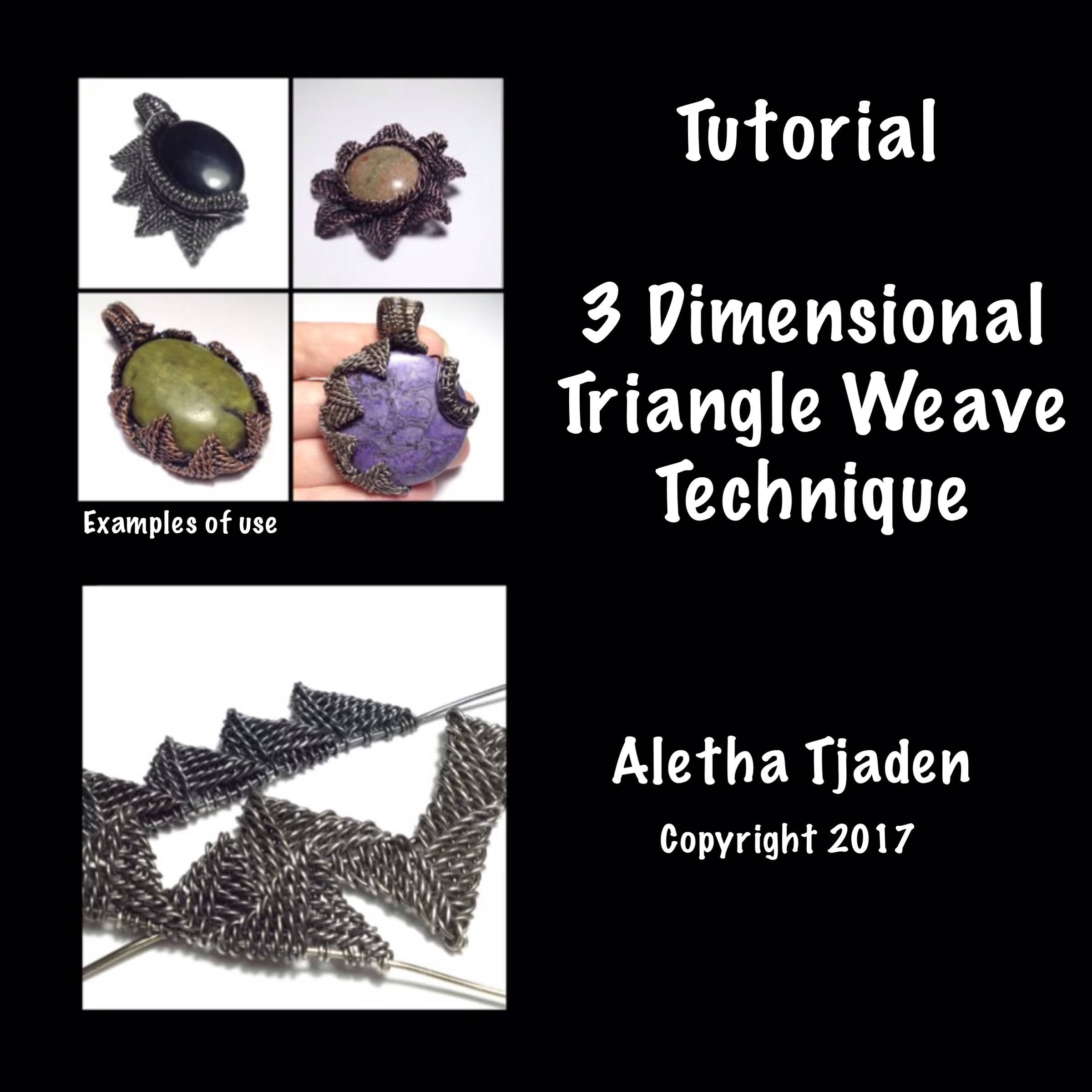 PDF TUTORIAL, 3 Dimensional Triangle Weave Technique, Step by Step ...