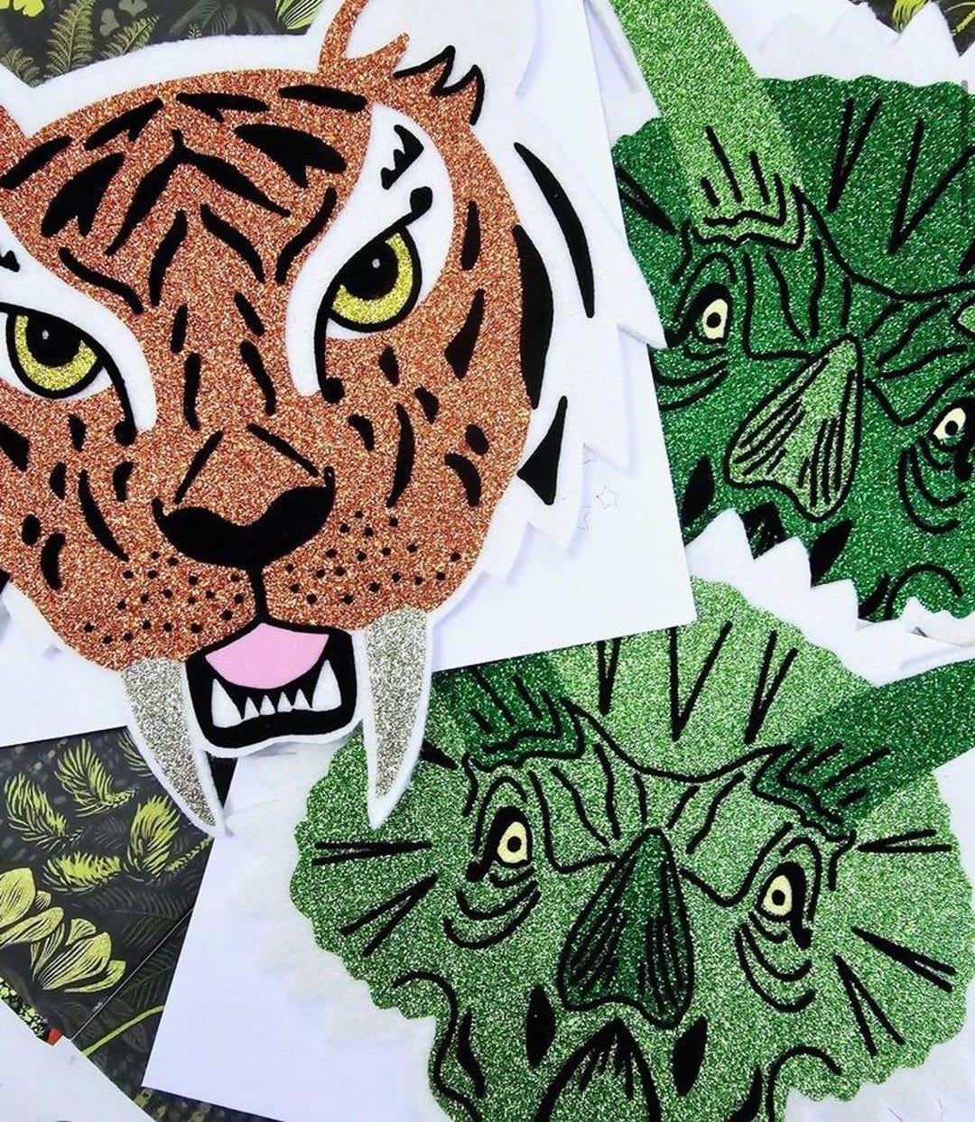 Childrens Sabre Tooth Tiger Headdress Prehistoric Costume - Etsy