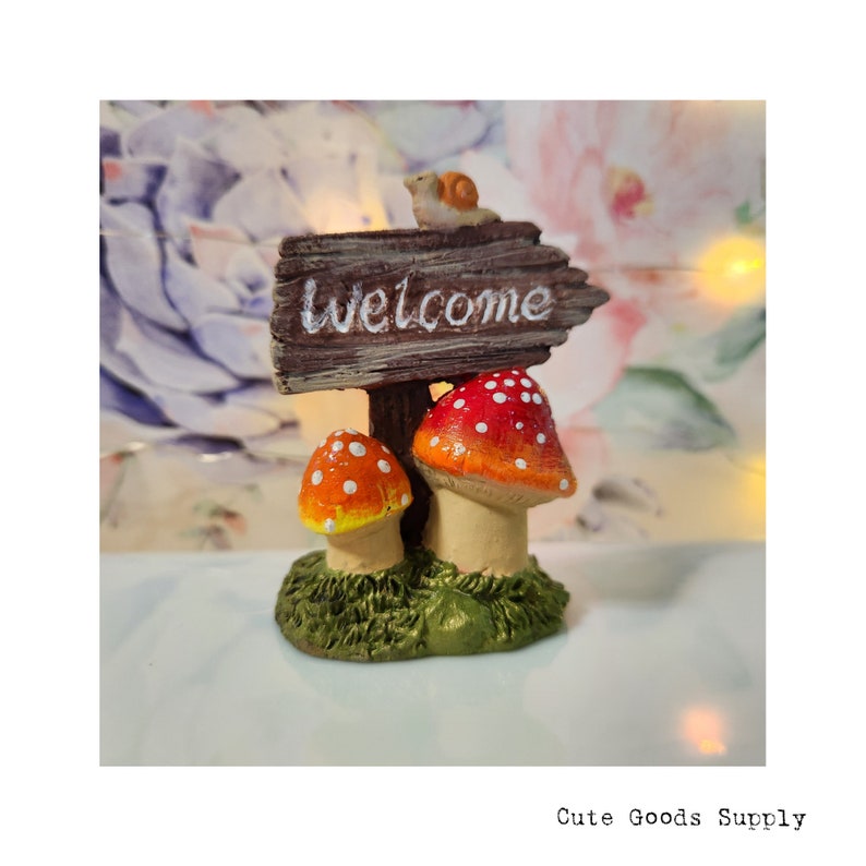 Mushroom Welcome Sign - Etsy