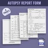 Printable Autopsy Report Template: DIY Criminal File Keepsake (digital Download) - Etsy