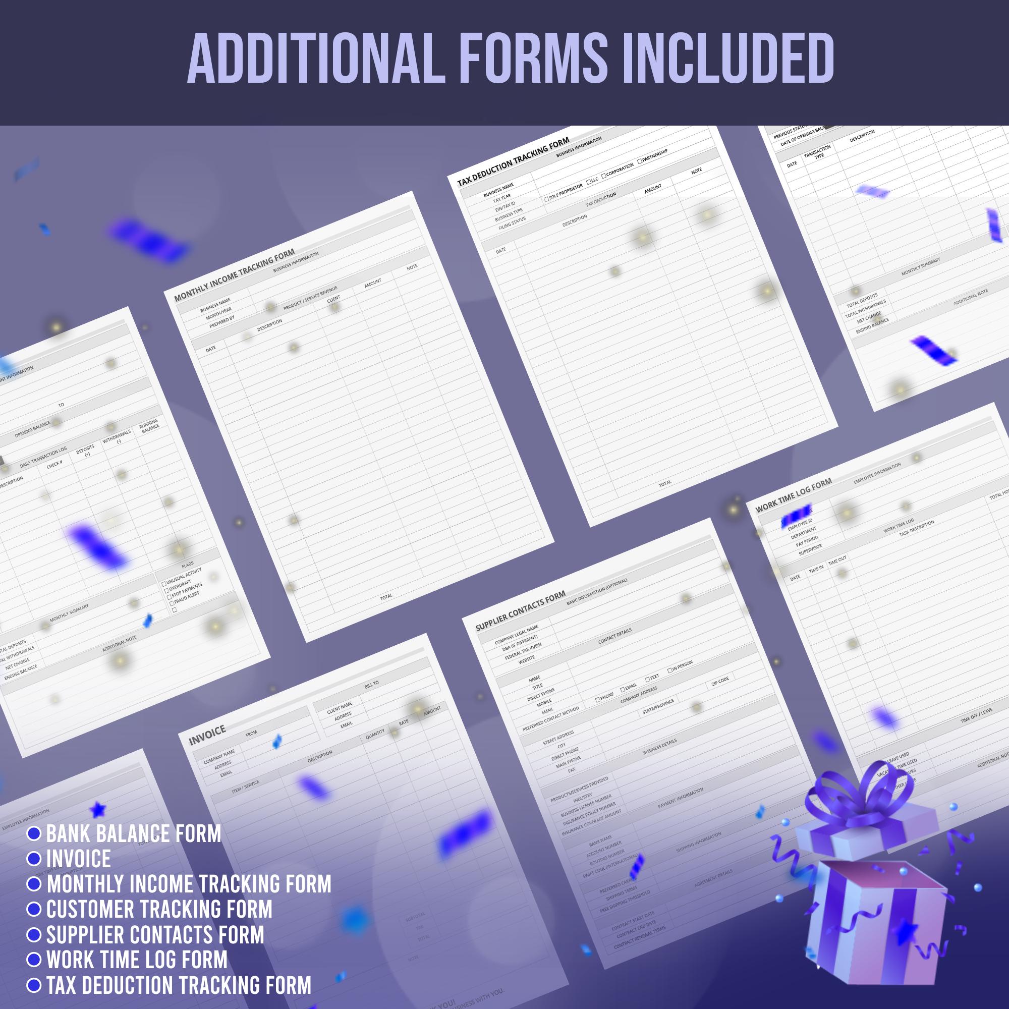 Service Work Order Log Form Etsy 2132