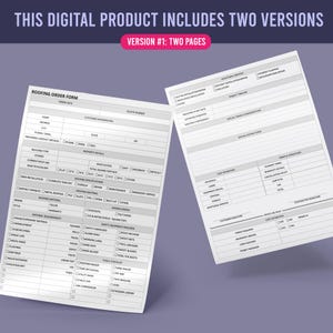 Roofing Work Order Form - Etsy