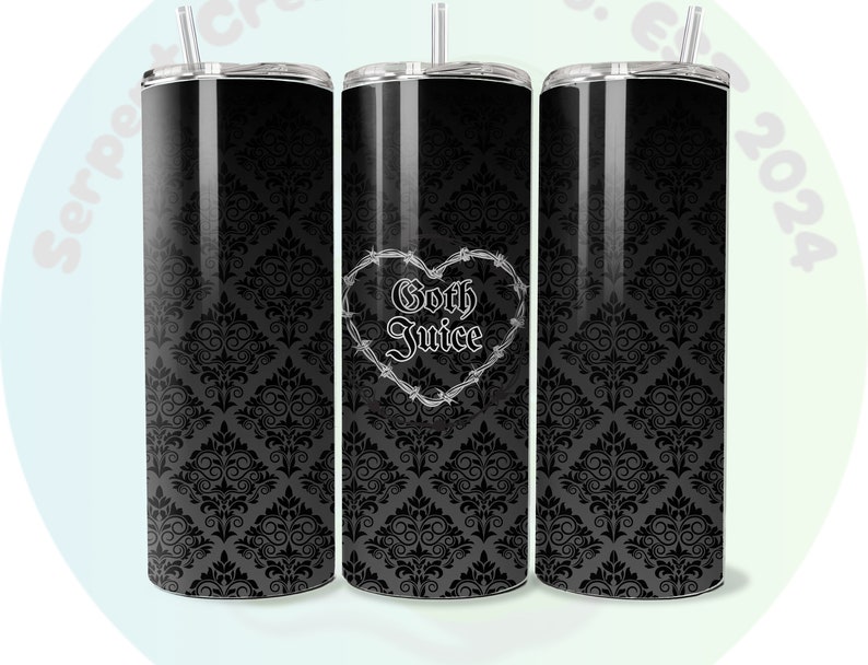 DIGITAL 20oz Goth Juice Tumbler PNG - Etsy