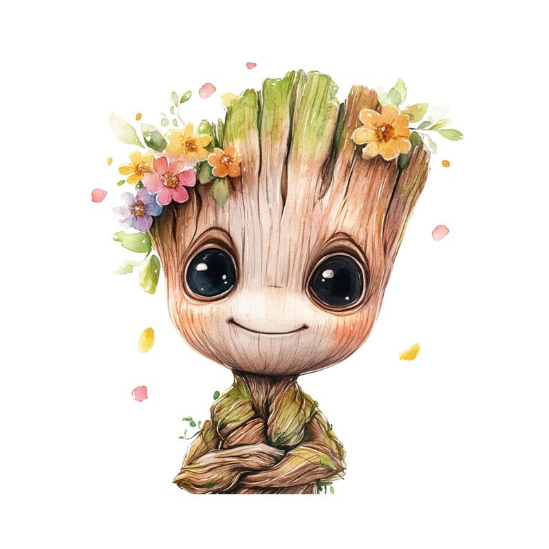 Groot PNG, Groot Clipart, Groot Floral Clipart, Groot Flower, Groot Art ...
