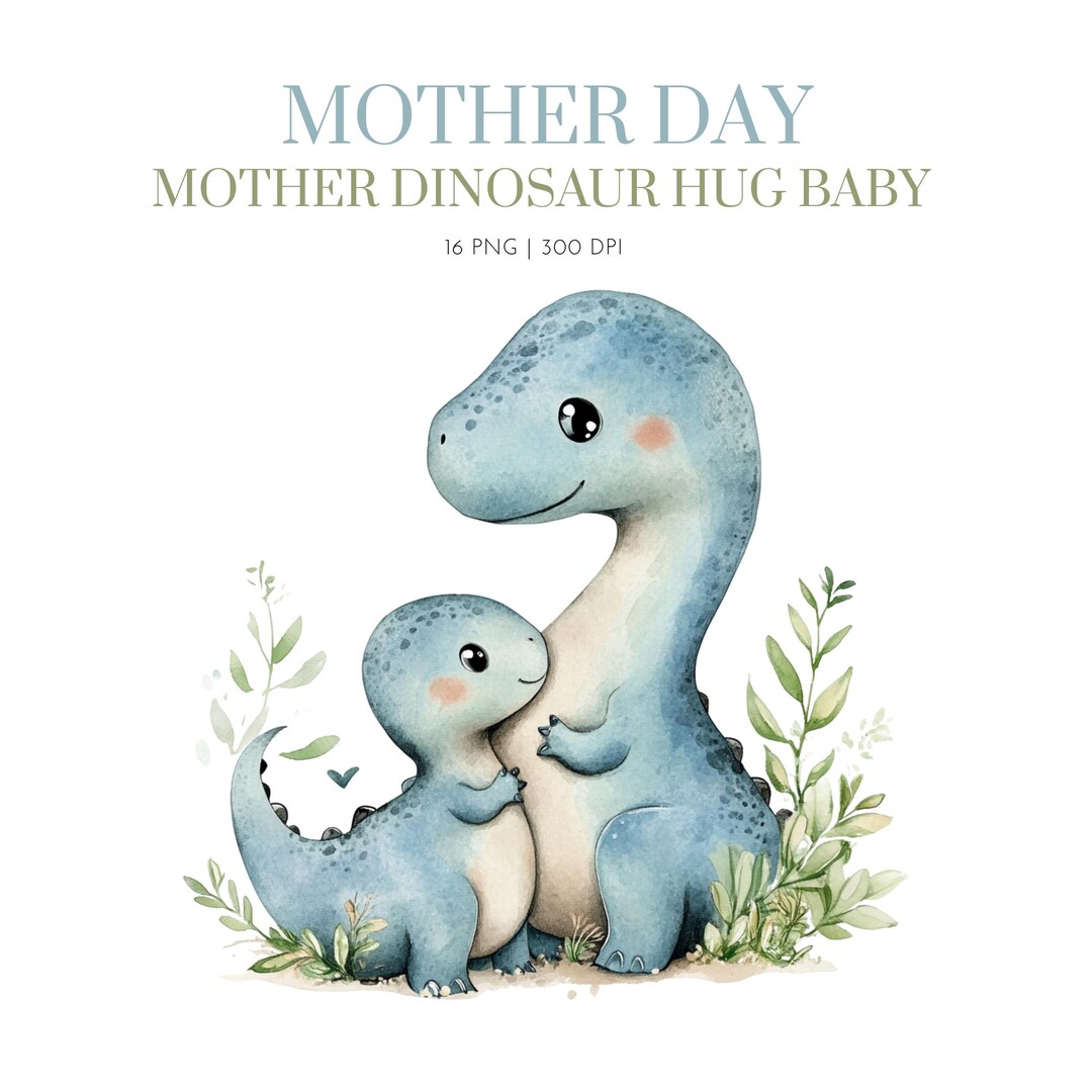 Mother Day Clipart ,baby Dinosaur Cartoon Dinosaur Clipart, Baby ...