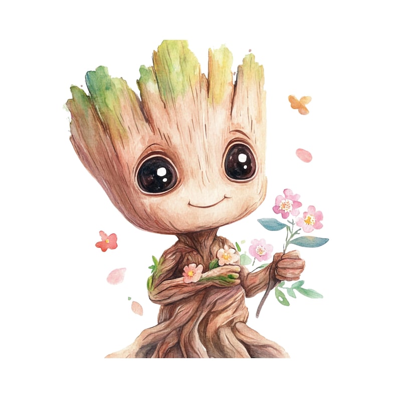 Groot PNG, Groot Clipart, Groot Floral Clipart, Groot Flower, Groot Art ...