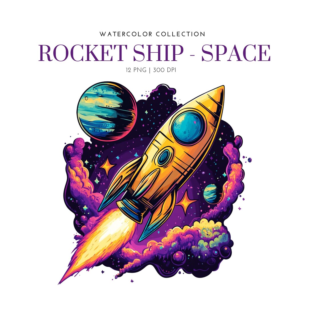 Rocket Ship Space, Outer Space Clipart, Planets Clipart, Planets PNG ...