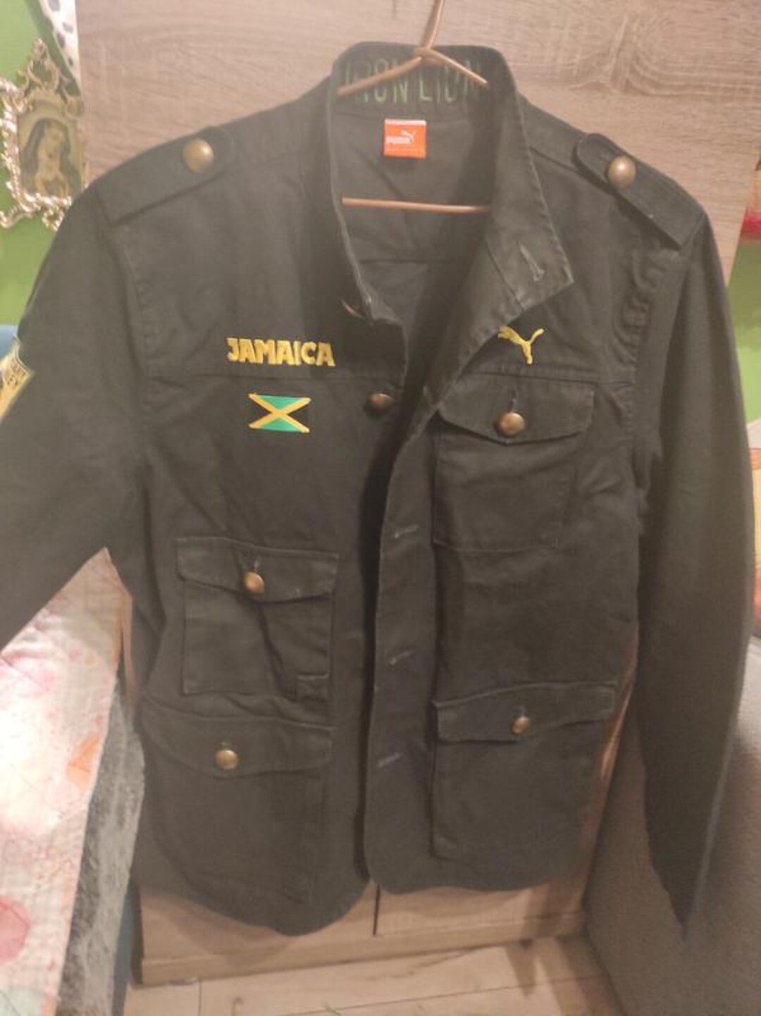 Rare Vintage Puma Bob Marley Military Jacket Size XXL - Etsy