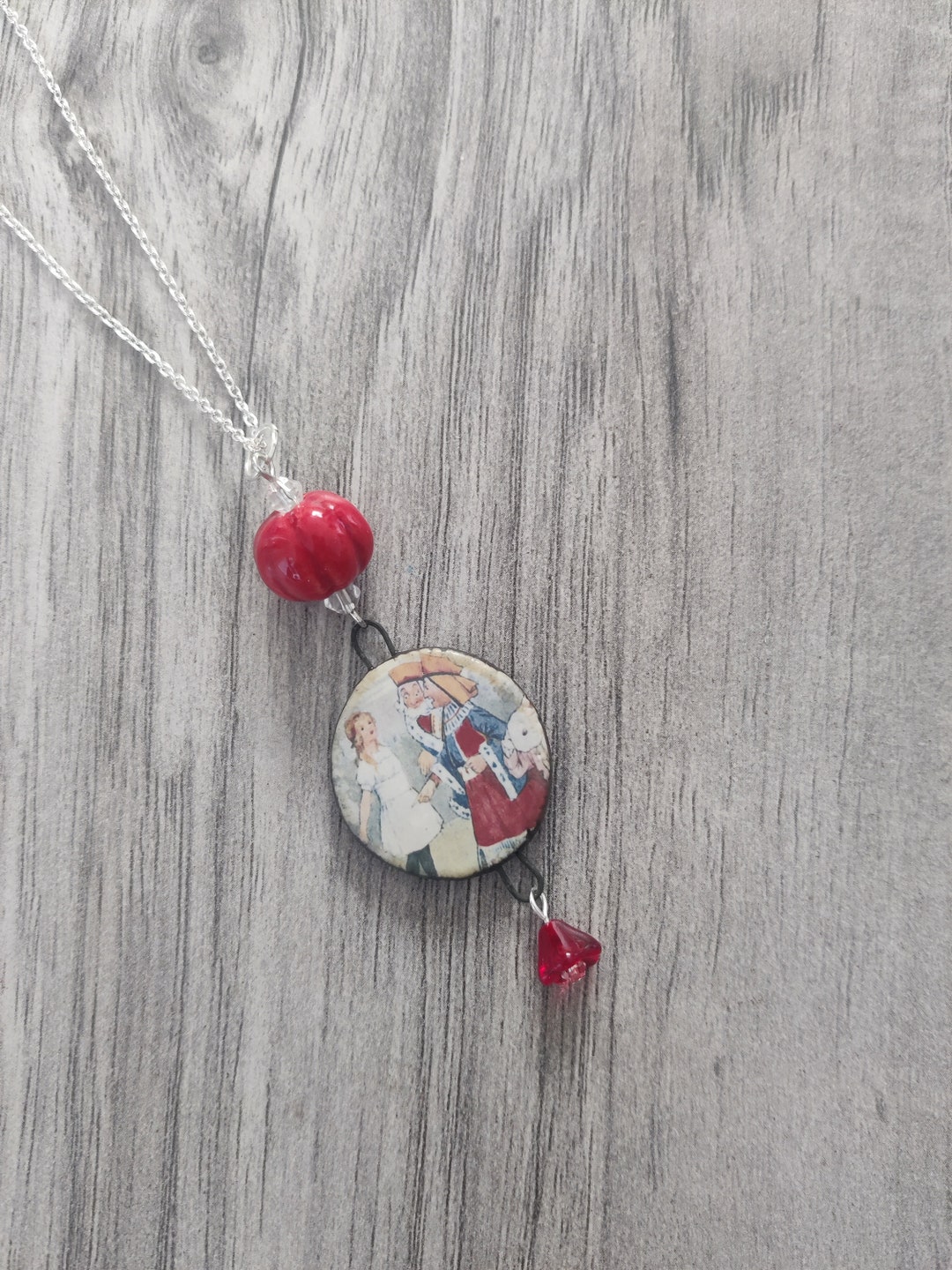 Alice in Wonderland Statement Necklace - Etsy