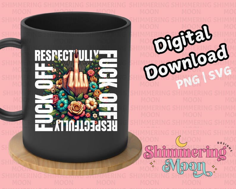 Respectfully PNG, Middle Finger Png, Retro Vintage Sassy Png, Trendy ...