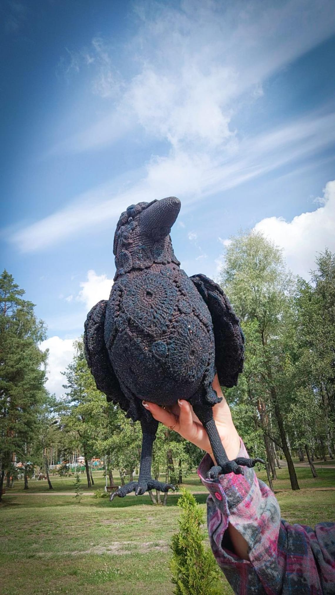 Raven Crochet PATTERN Tutorial PDF in English. Gothic Black Crow ...