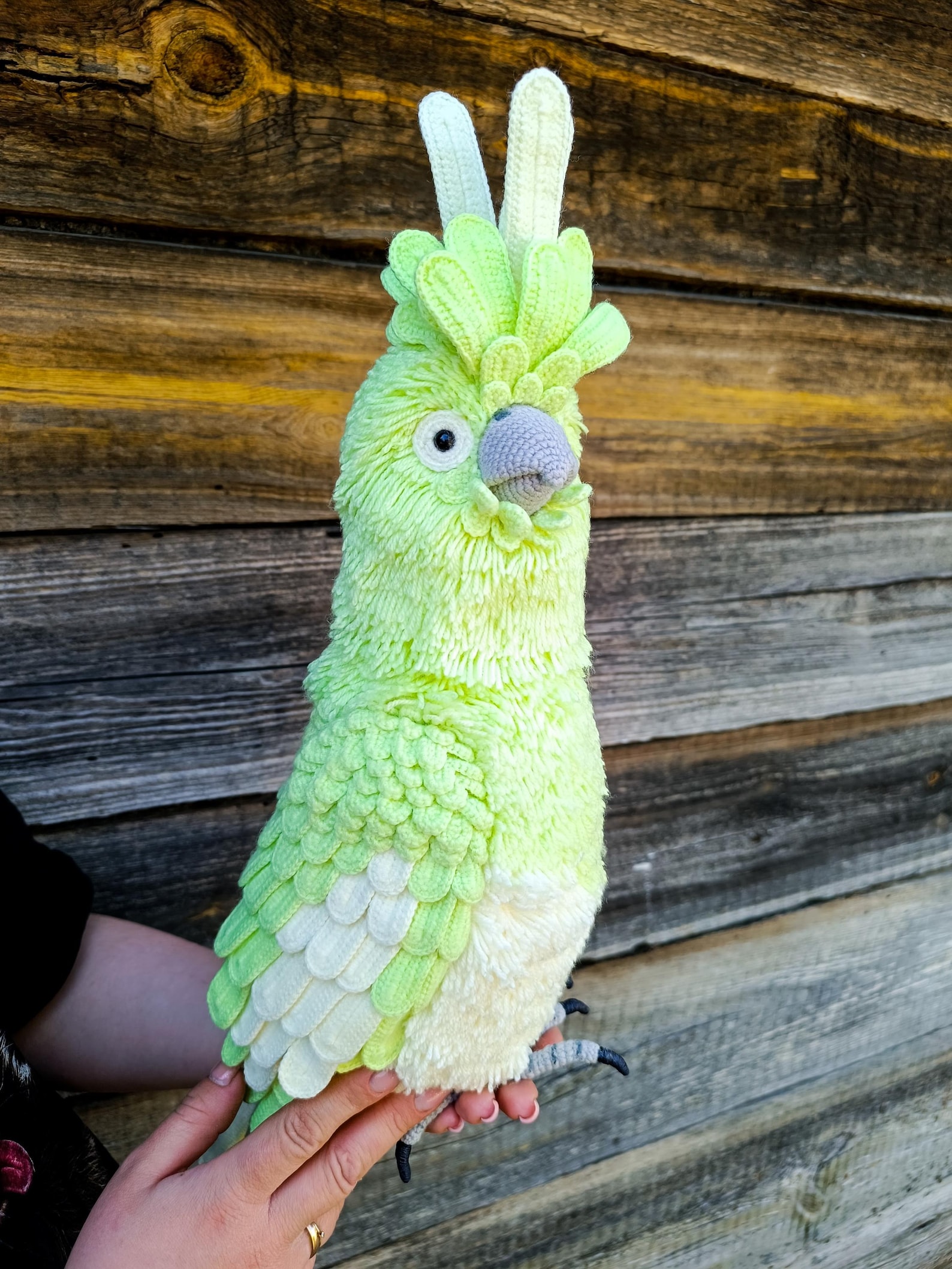 Сrested Cockatoo Amigurumi Figurine. Crochet Pattern Pdf in English ...