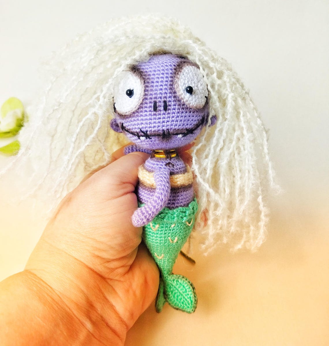 Crochet Zombie Mermaid & Axolotl Patterns: Halloween Amigurumi (PDF in ...