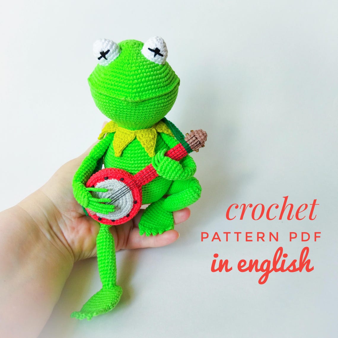 Amigurumi Cute Frog Crochet Pattern PDF in English. an Extraordinary ...