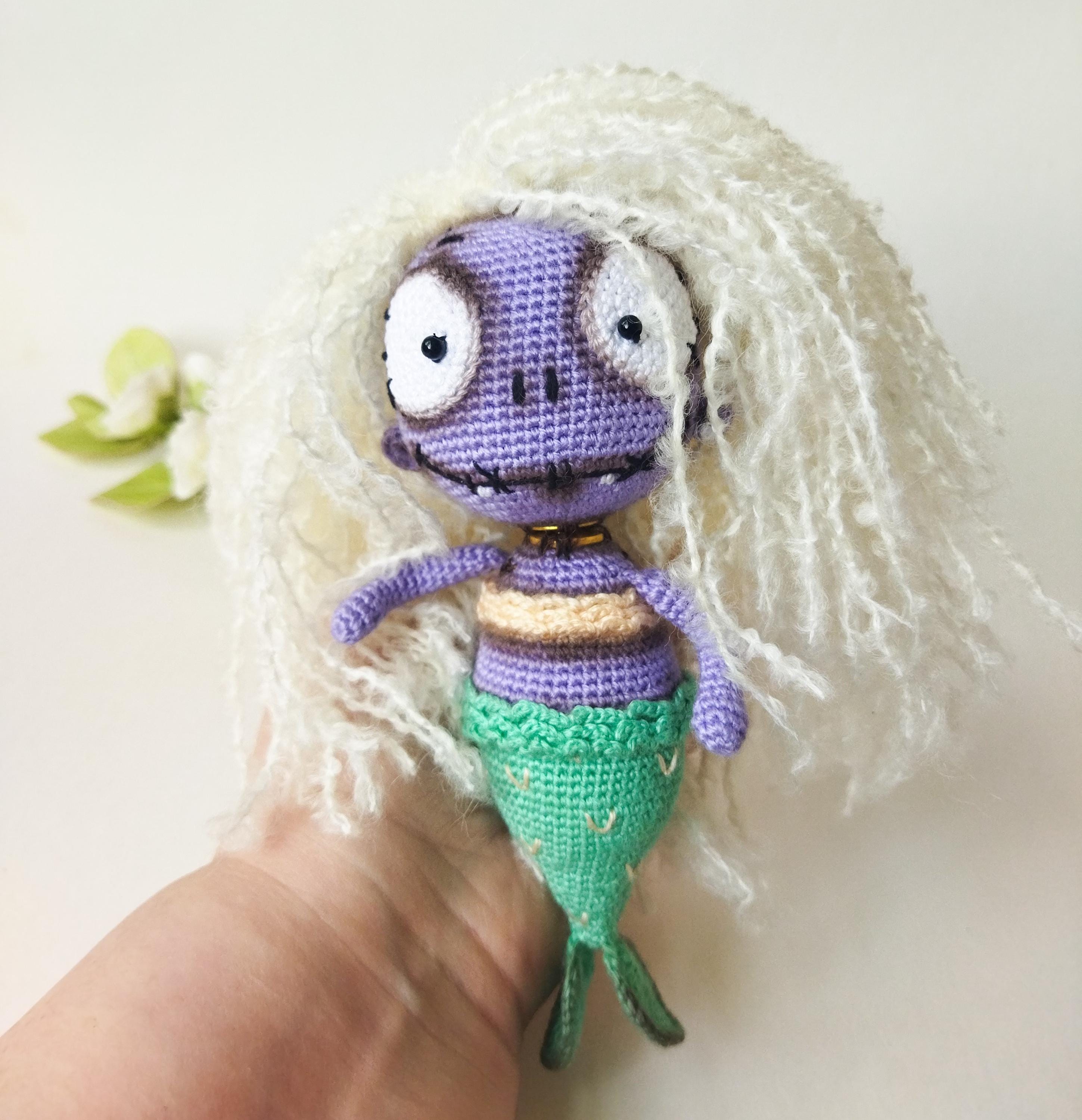 Crochet Zombie Mermaid & Axolotl Patterns: Halloween Amigurumi (PDF in ...