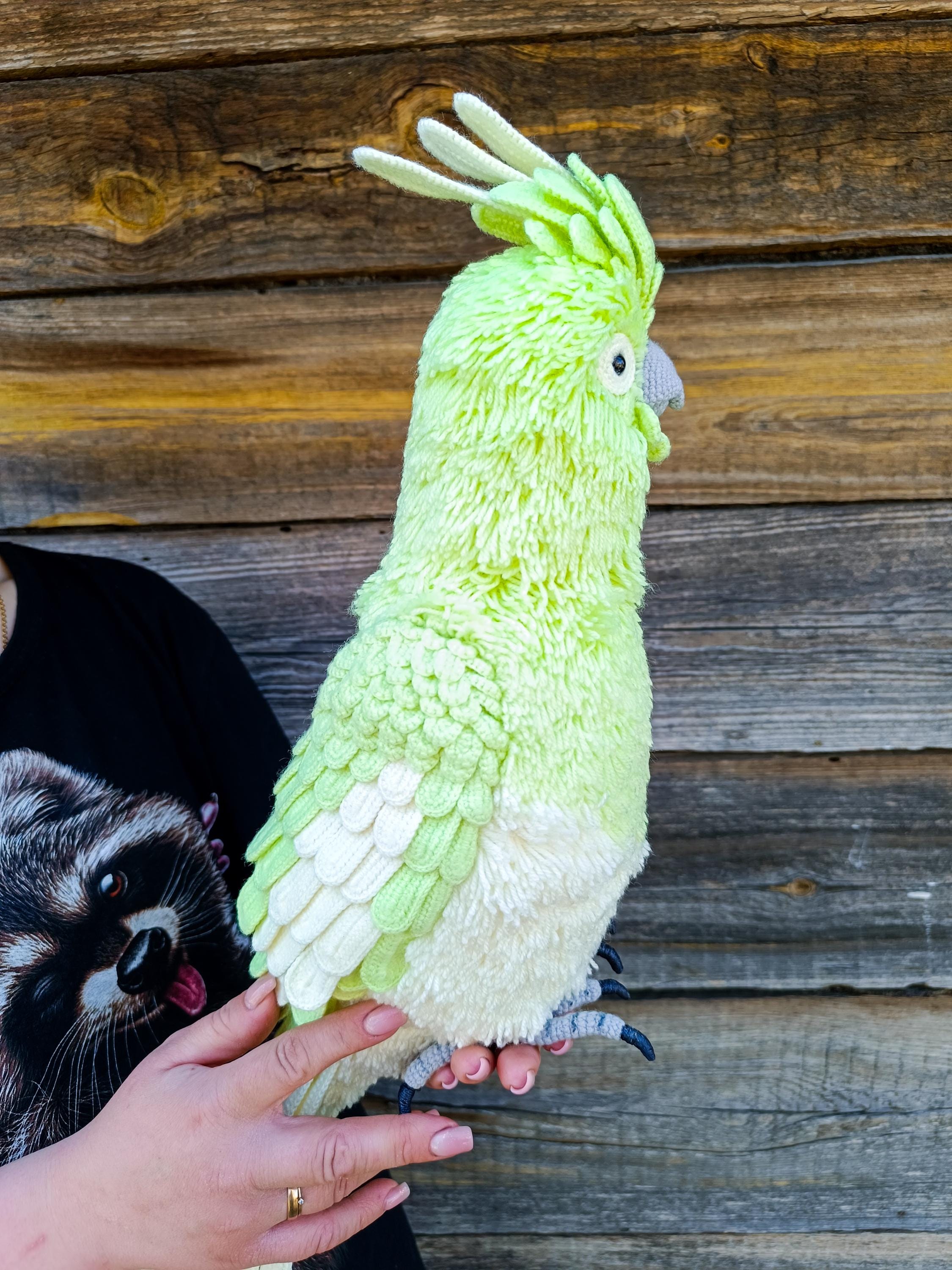 Crested Cockatoo Crochet Pattern: Parrot Amigurumi (PDF in English) - Etsy