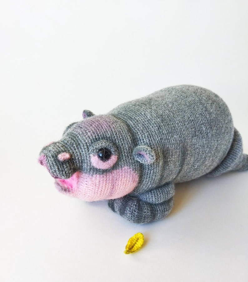 Cute Moo Deng Hippo Amigurumi Crochet PATTERN Pdf in English. Moo Deng ...