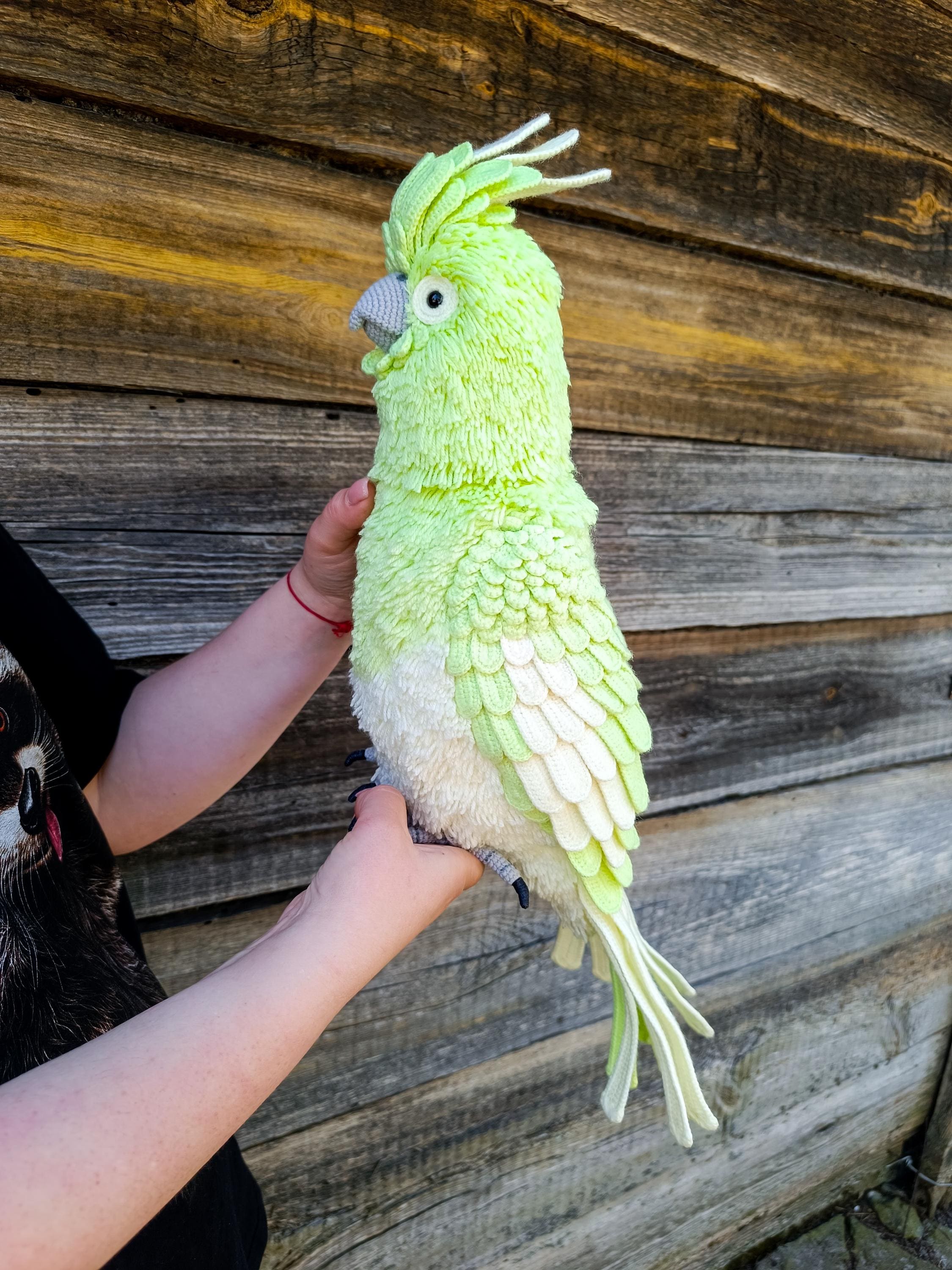 Crested Cockatoo Crochet Pattern: Parrot Amigurumi (PDF in English) - Etsy