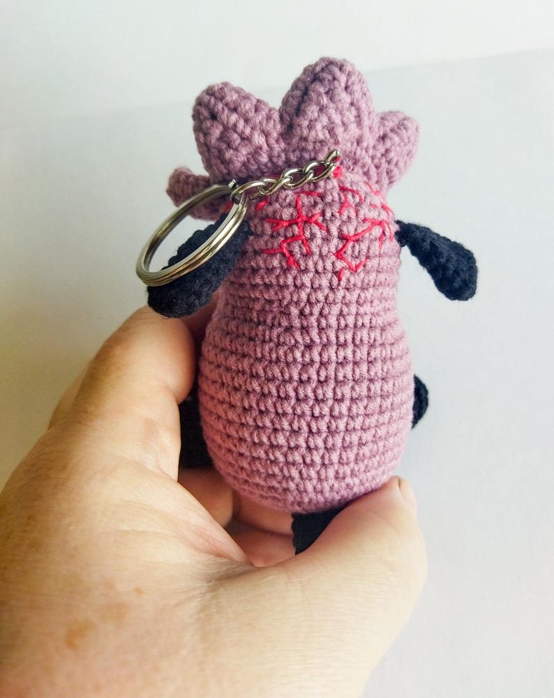 Demodog Amigurumi Crochet Pattern Pdf in English. Evil Flower Head Dog ...