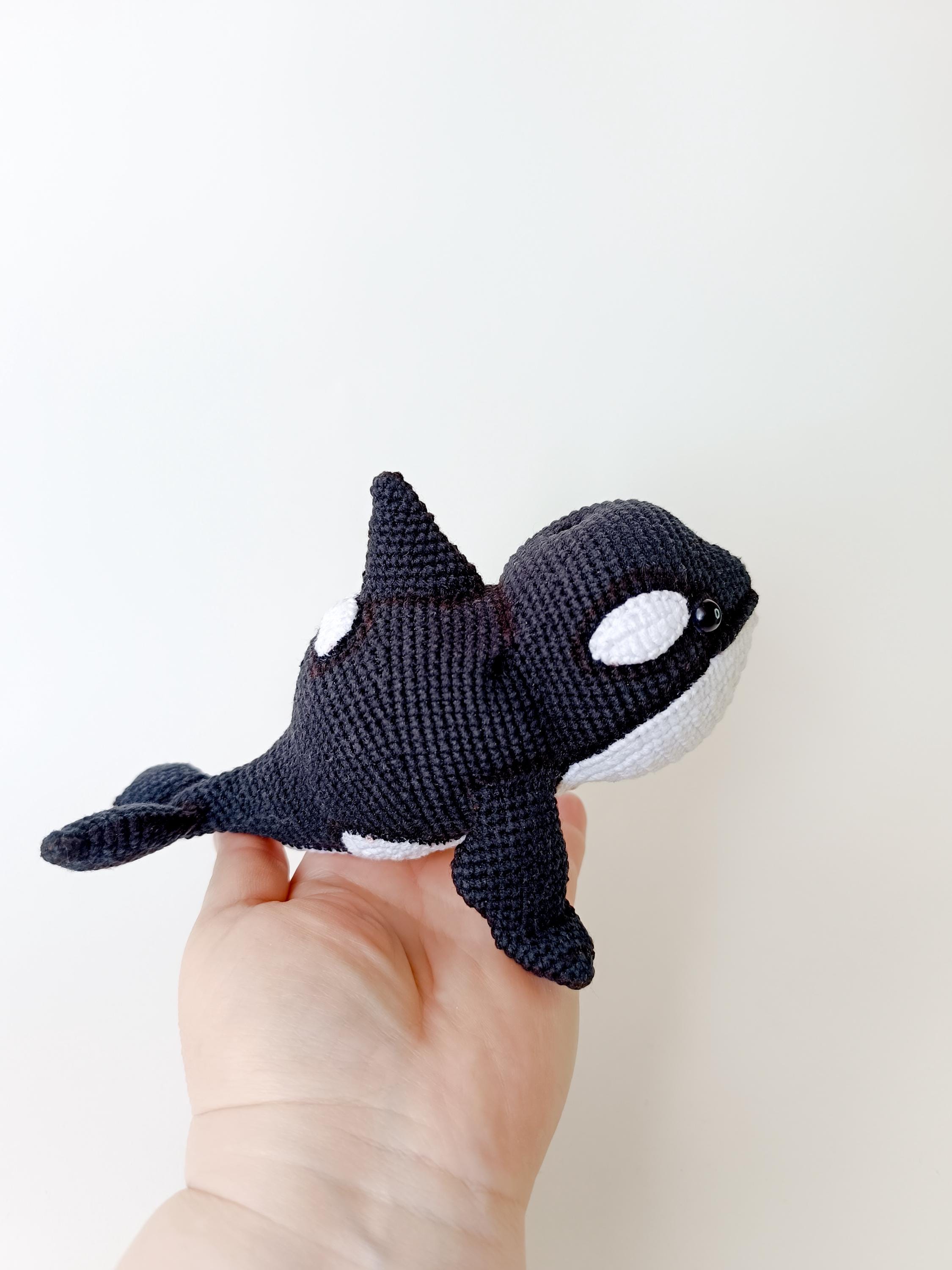 Orca Amigurumi Crochet Pattern PDF in English. Killer Whale Baby ...