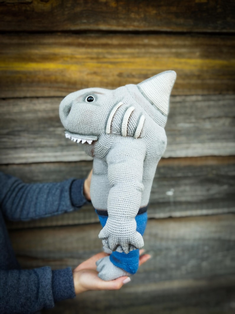 Sharkman Crochet Pattern. Amigurumi Pattern PDF in English. Crochet ...