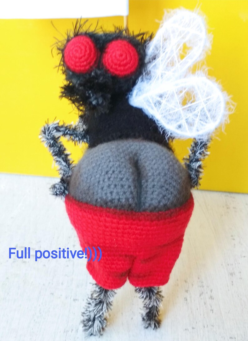 Insect Fly Toy Amigurumi Crochet Pattern Pdf in English. Fly Plush Toy ...