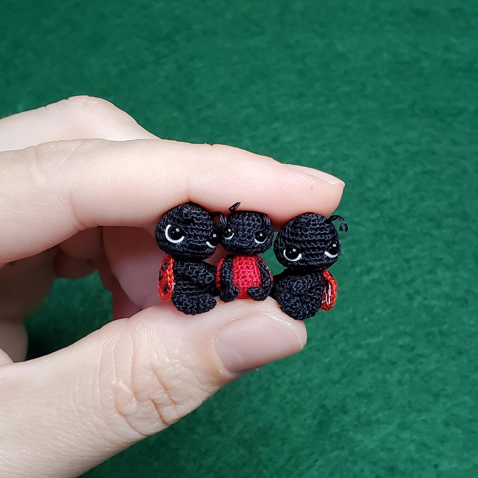 Miniature Crochet Ladybug PATTERN PDF. Step by Step Guide in ENGLISH ...