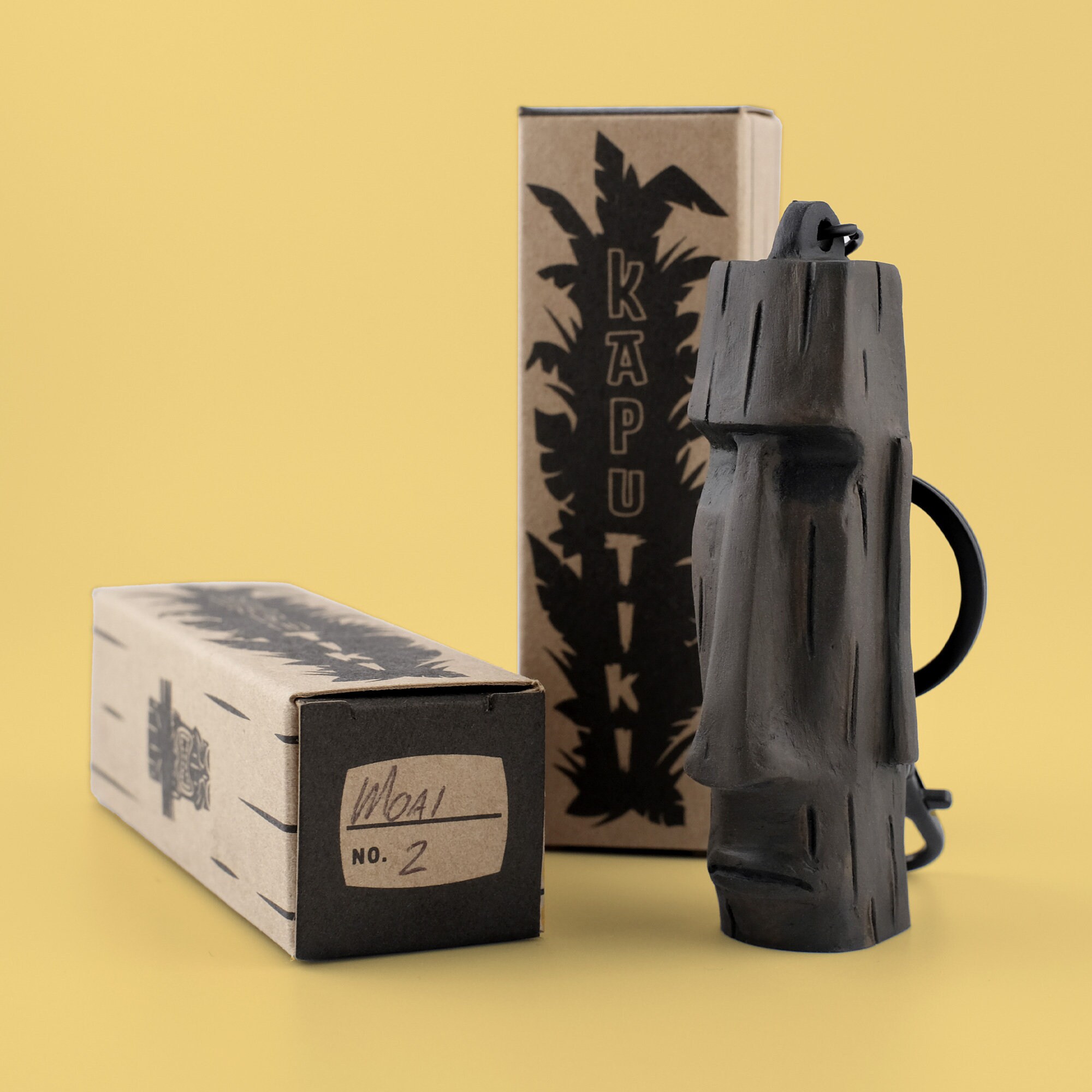 Moai Resin Tiki Sculpture Keychain - Etsy