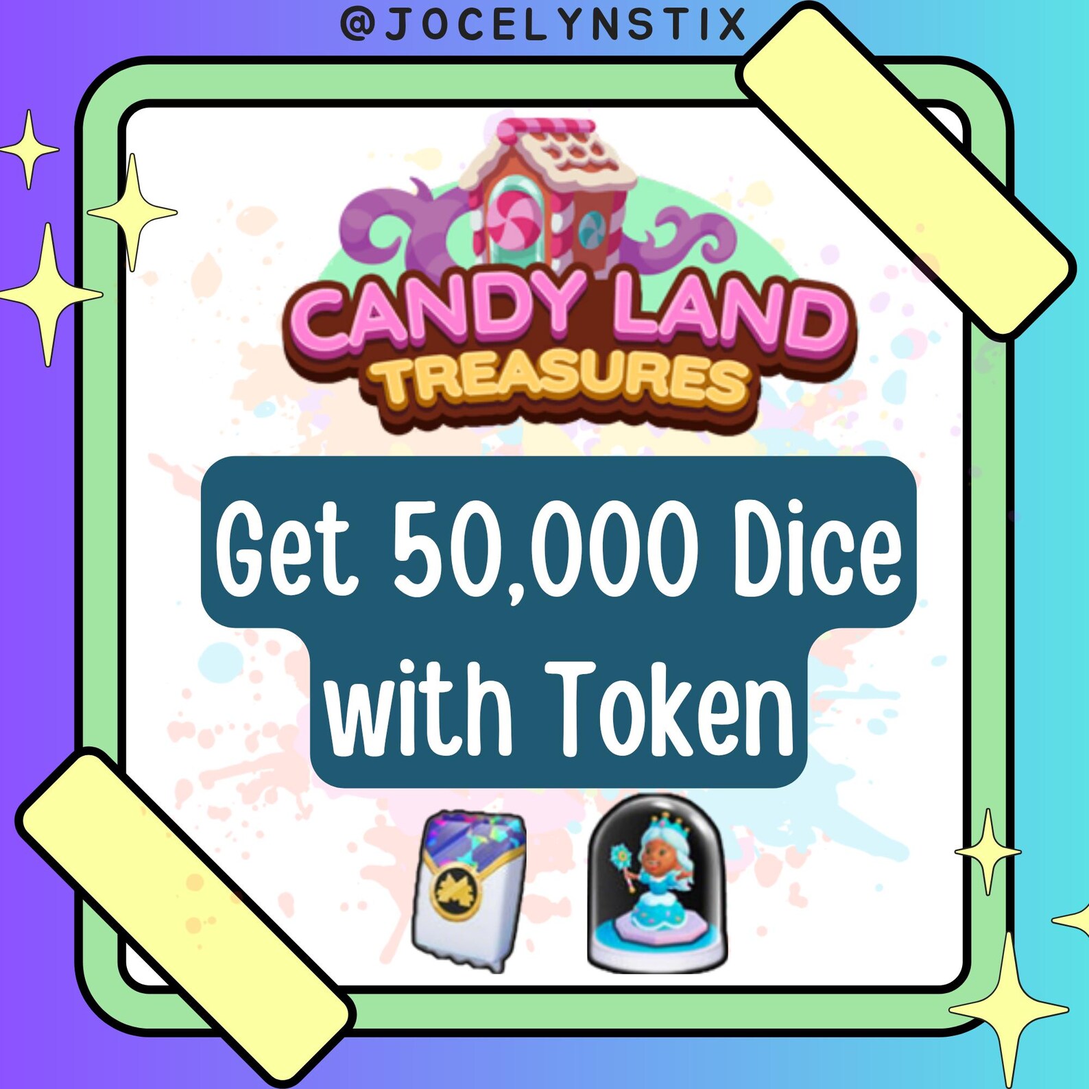 Mogo Candy Land Treasure (16th Sep 2025) - Dice Boost 50k Dice (message ...