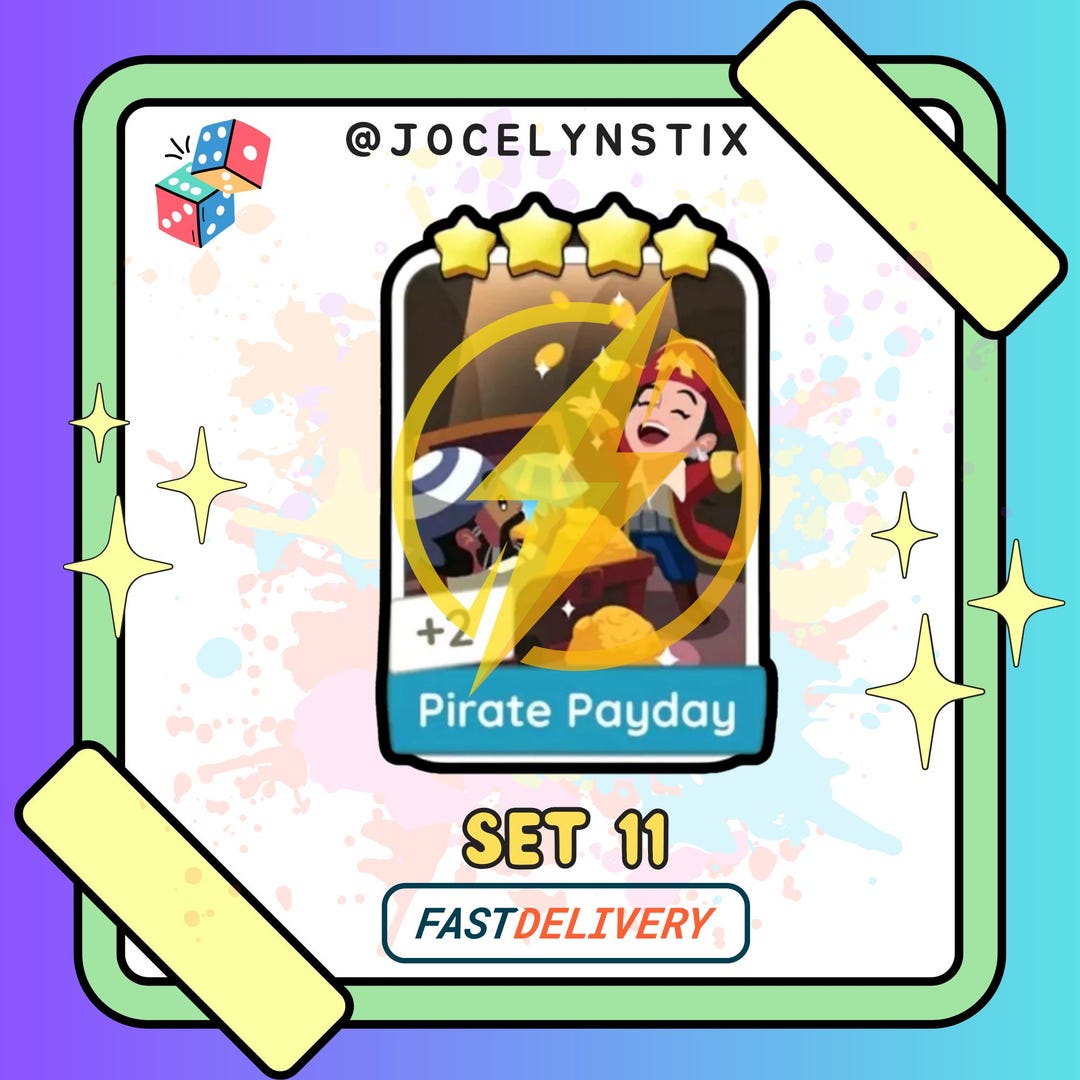 Pirate Payday - Mogo 4 Star Set 11 - Etsy