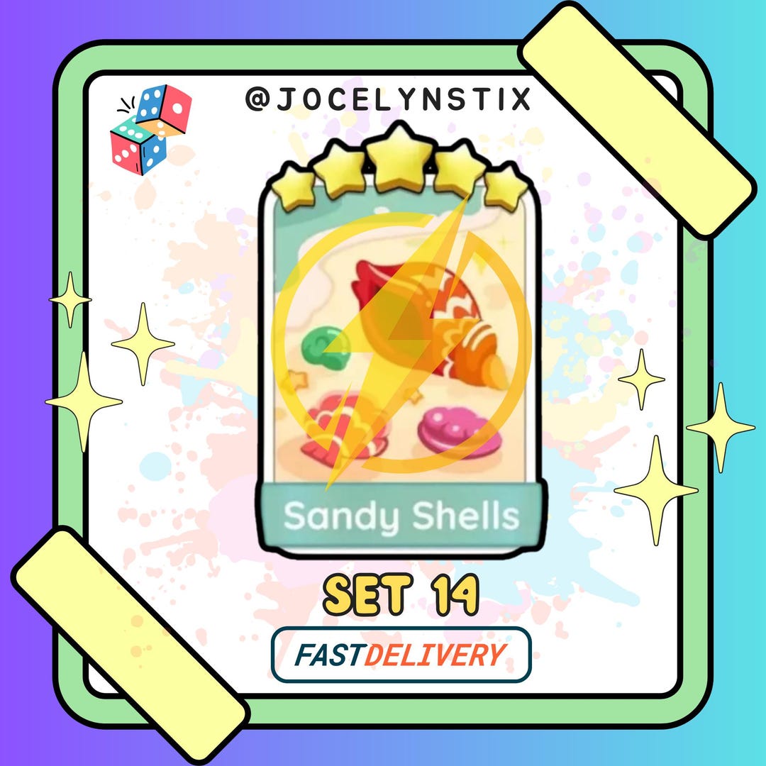 Sandy Shells - Mogo 5 Star Set 14 - Etsy