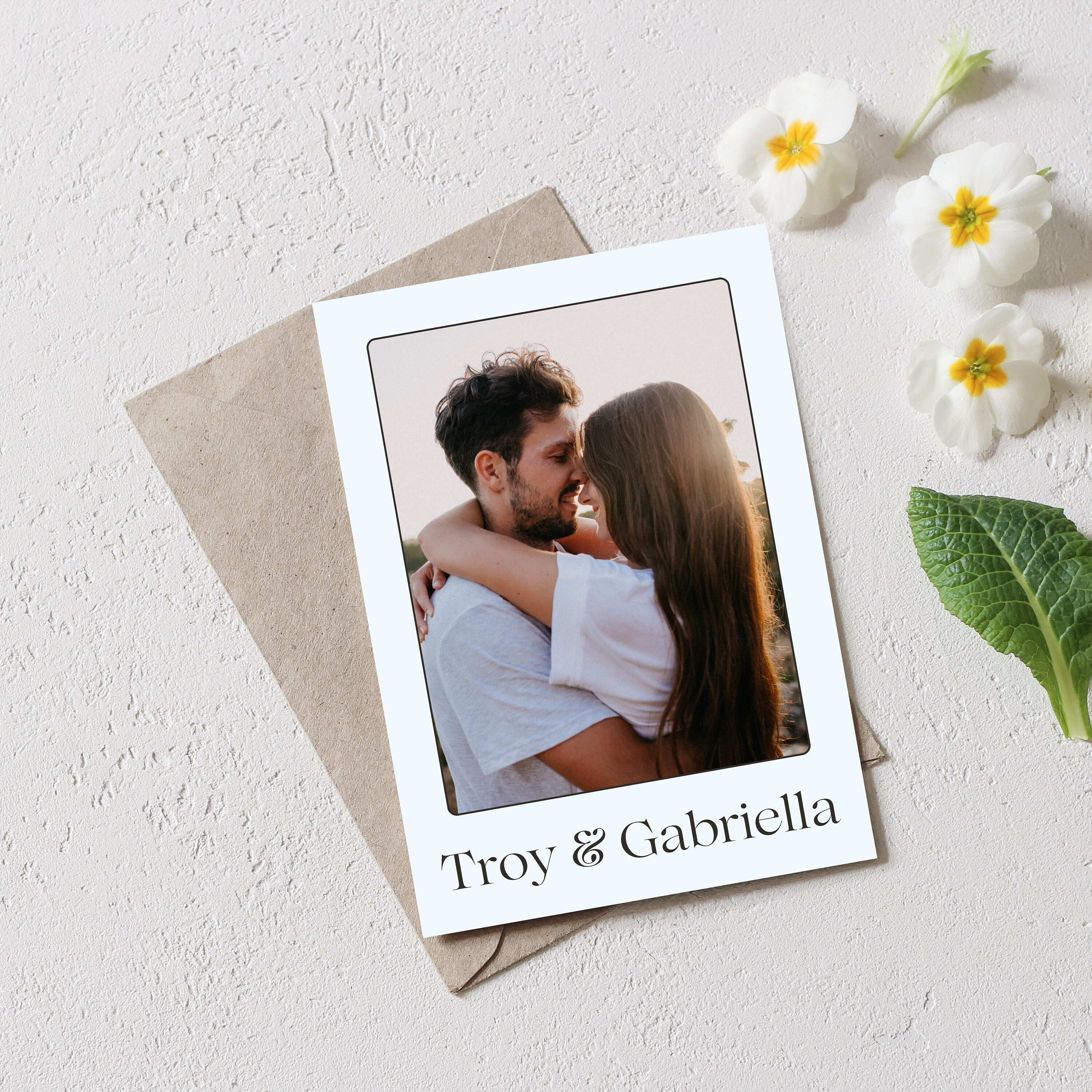 Save the Date Cheers to Forever Light Blue Sweet Photo Back - Etsy