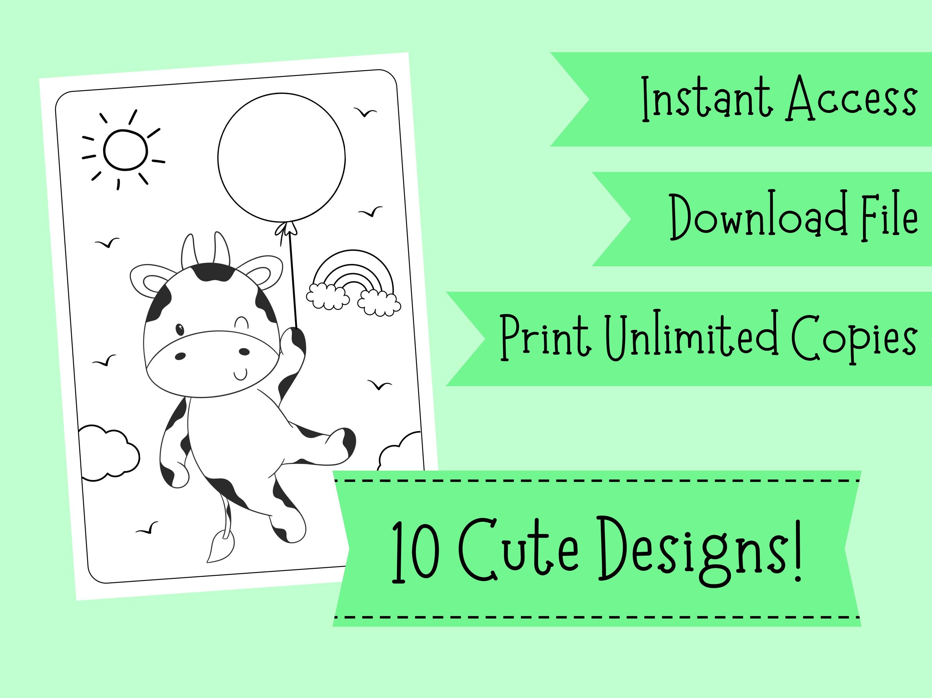 Cow Colouring Sheets - Cow Colouring for Children - Cow Coloring Pages ...