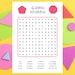 2D Shapes Word Search Puzzle: Printable Math Game (PDF Download A4/US ...