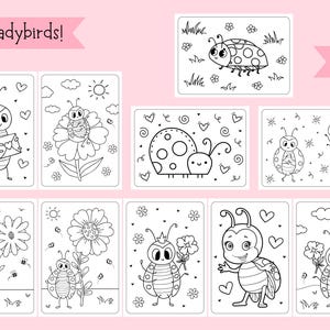 Ladybird Colouring Sheets for Children - Ladybug Coloring Pages: 10 ...