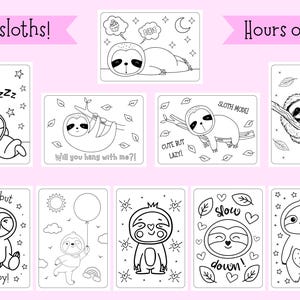 Sloth Colouring Sheets for Children - Sloth Coloring Pages for Kids ...