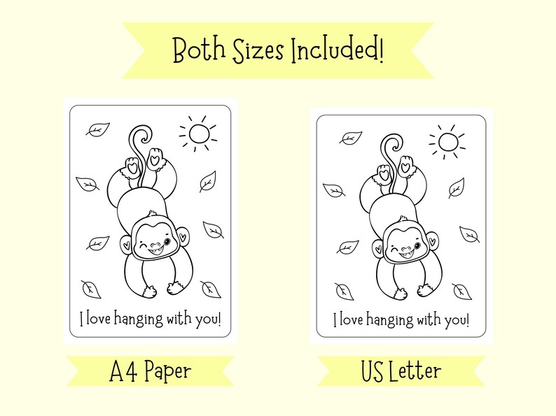 Monkey Colouring Sheets - Monkey Colouring for Children - Monkey ...