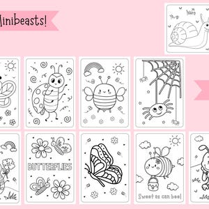 Minibeast Colouring Sheets - Minibeast Colouring for Children - Insect ...