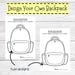 Design A Backpack Printable - Design Your Own Rucksack Activity ...