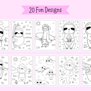 Sloth Colouring Sheets for Children - Sloth Coloring Pages for Kids ...