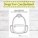 Design A Backpack Printable - Design Your Own Rucksack Activity ...