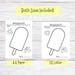 Design an Ice Lolly Printable - Design Your Own Ice Lolly Activity ...