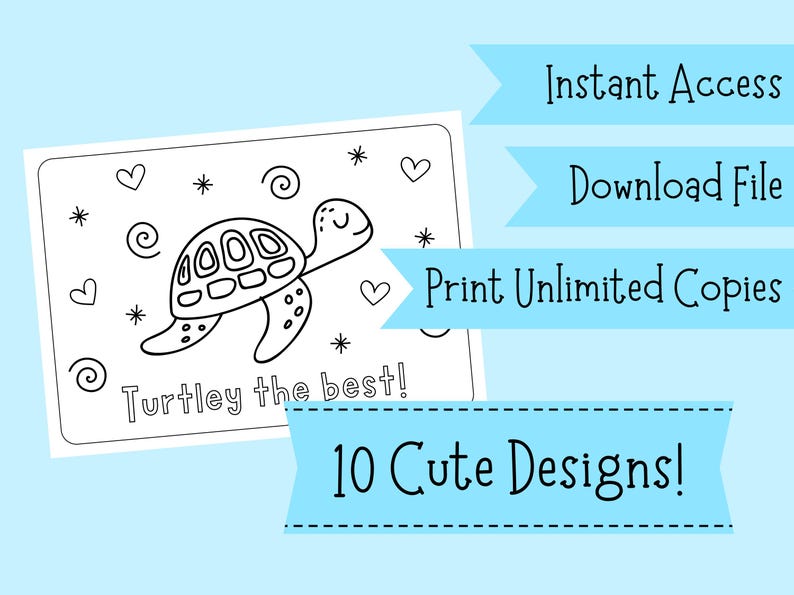 Turtle Colouring Sheets - Turtle Colouring for Children - Turtle ...