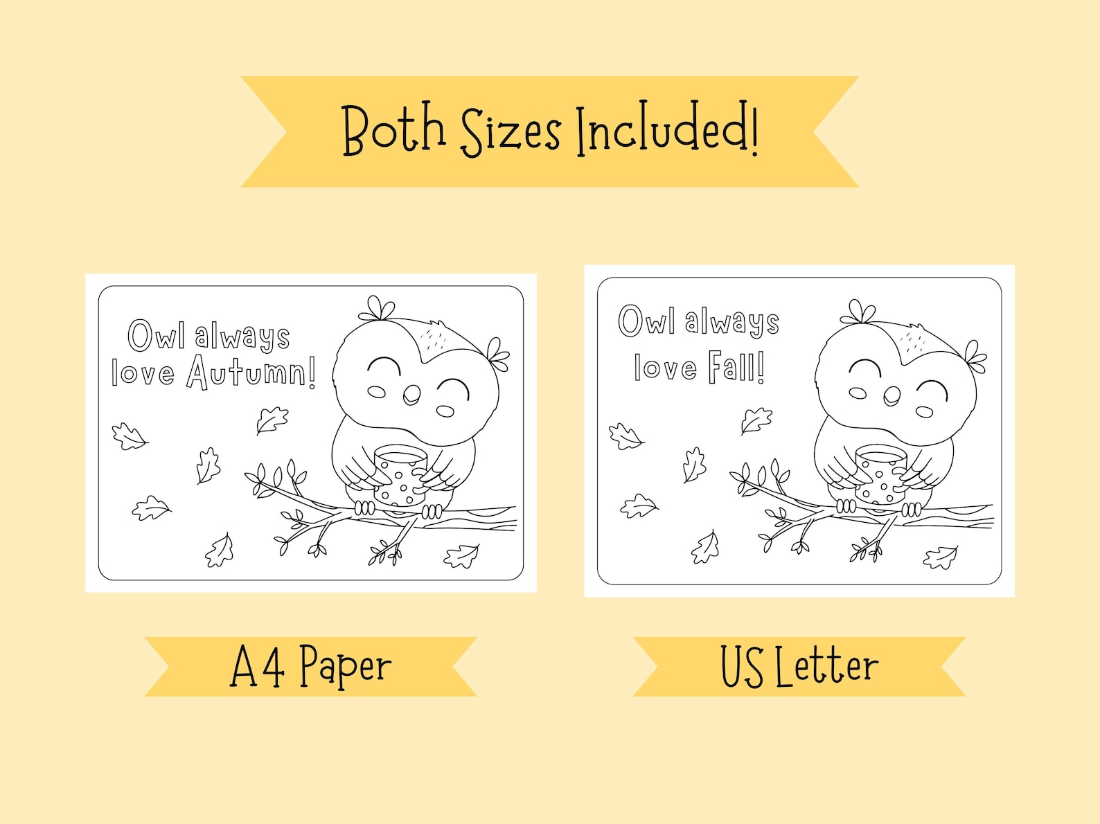 Autumn Colouring Sheets for Children - Autumn Coloring Pages for Kids ...