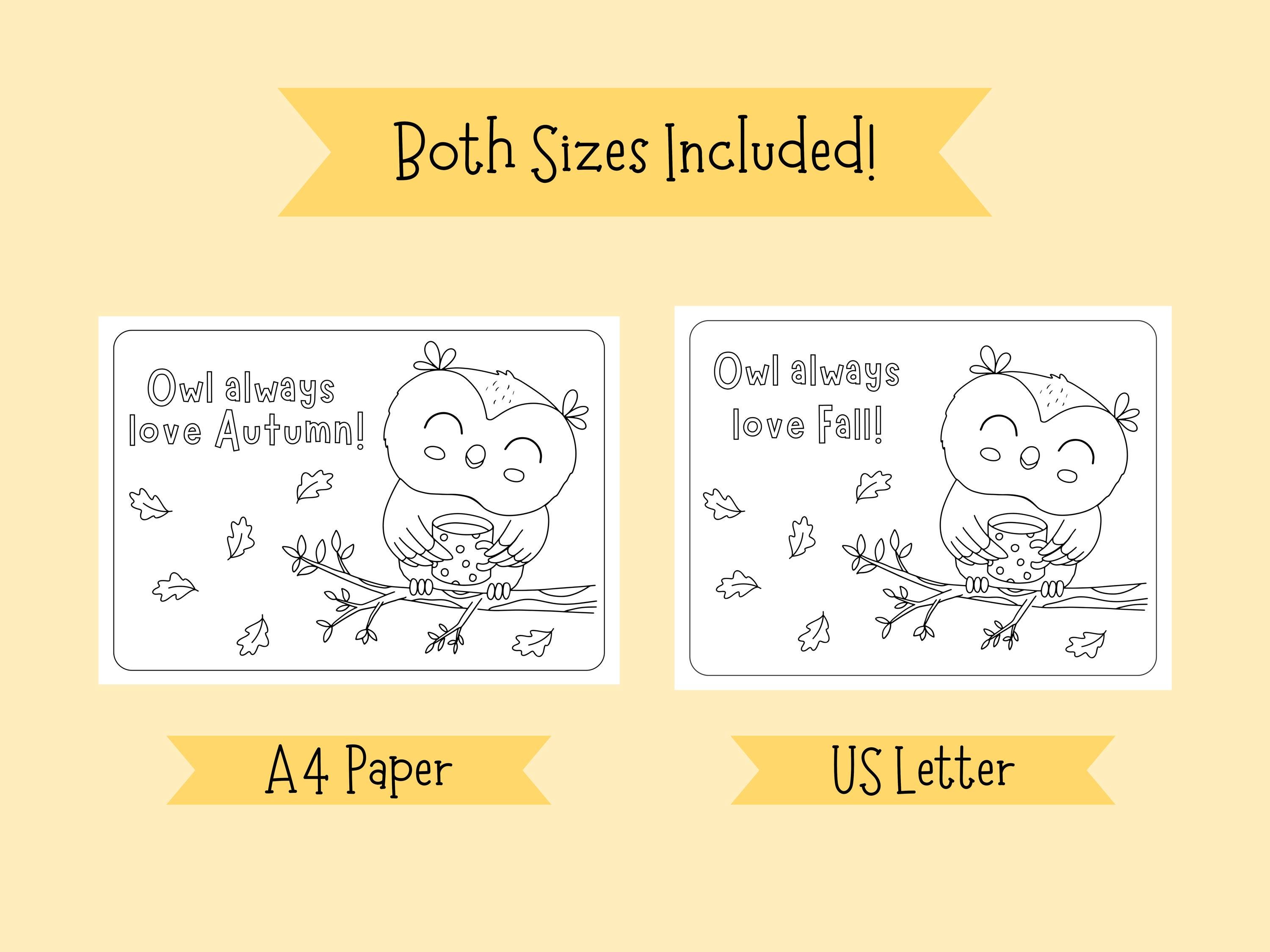 Autumn Colouring Sheets for Children - Autumn Coloring Pages for Kids ...