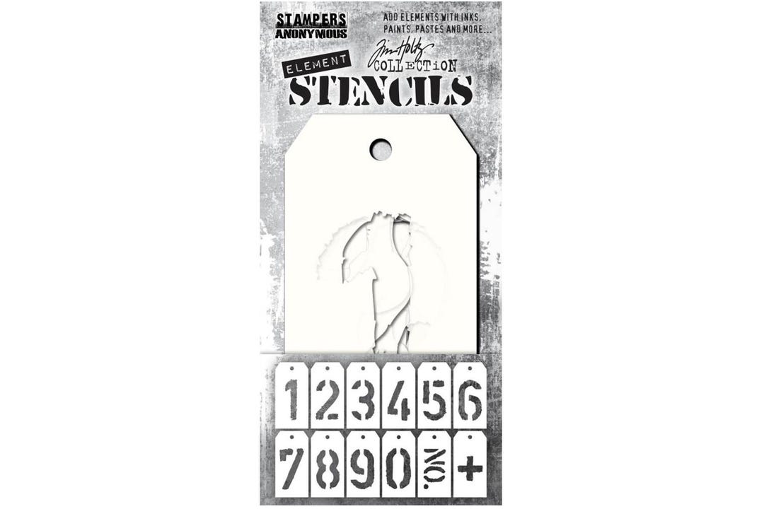 Tim Holtz Element Stencils - Freight - Set of 12 Number Stencils - Etsy