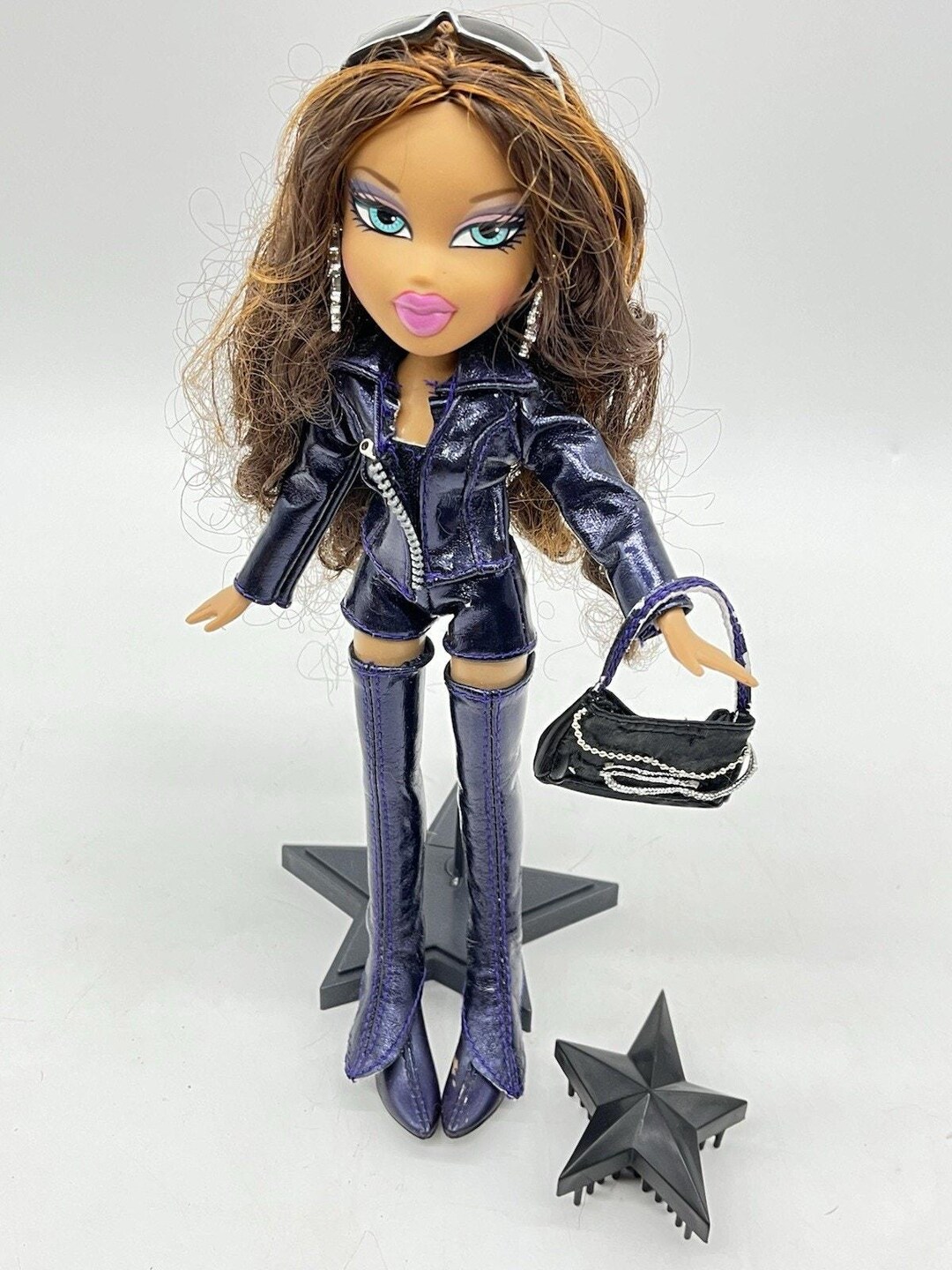 Bratz Dynamite Nevra Doll 2001 Blue Eyes Purse Sunglasses - Etsy